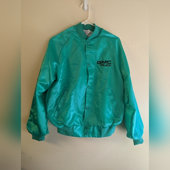 West Ark | Jackets & Coats | Vintage Gmc Truck Motorsports Turquoise ...
